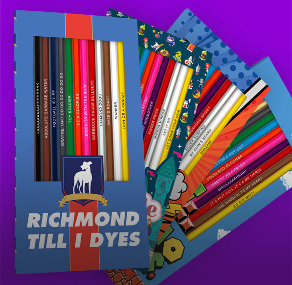 Pop Colors - Colored Pencil Gift Sets with Pop Culture Themes