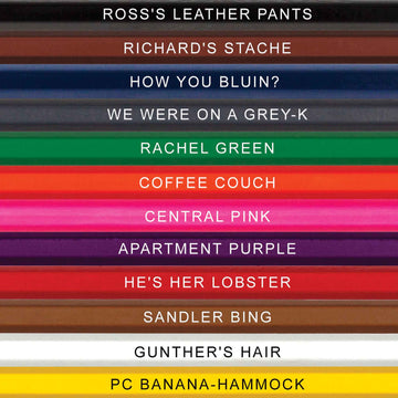 Friends Inspired Colored Pencils & Coloring Gift Bundle – Pop Colors
