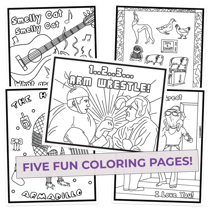 Friends Inspired Colored Pencils & Coloring Gift Bundle – Pop Colors